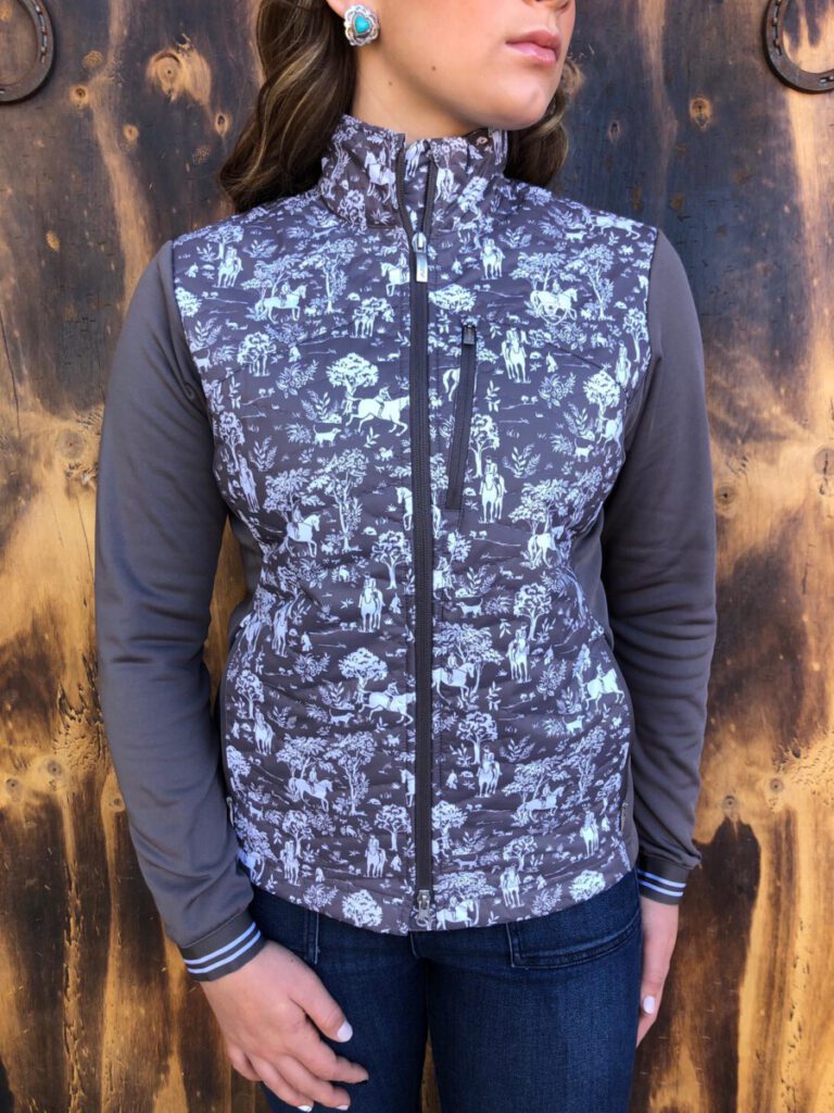 ARIAT – Hybrid Insulated Jacket ( PLUM GREY TOILE) FINAL SALE – El ...