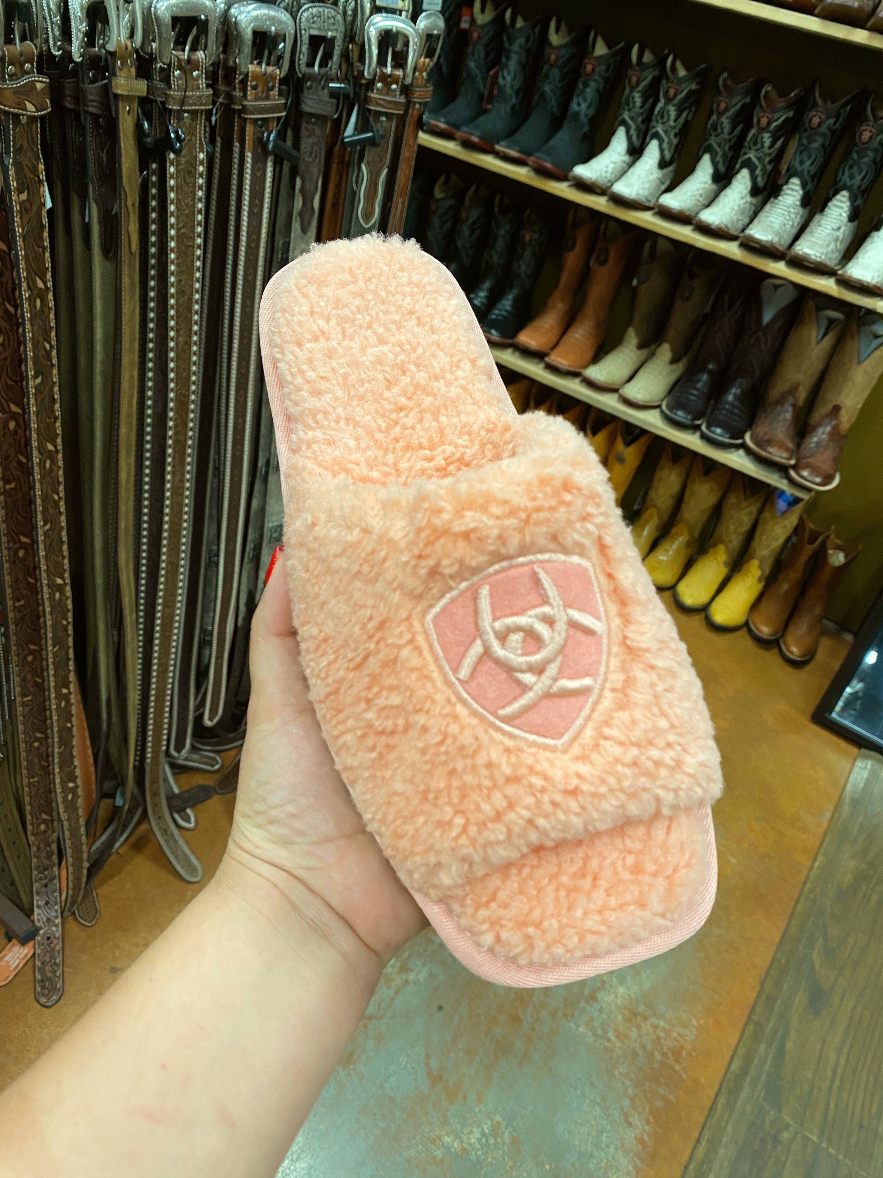 ARIAT – Womens Cozy Slide Slipper ( Pink ) – El Potrerito
