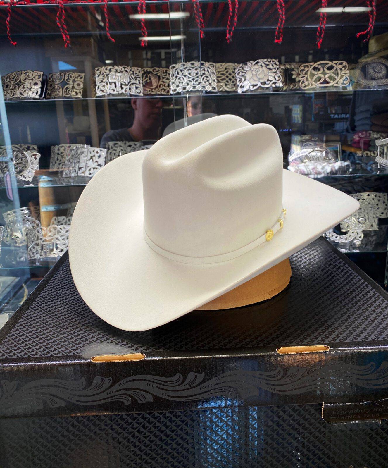 Stetson – EL PRESIDENTE 100X PREMIER COWBOY HAT ( White ) – El Potrerito